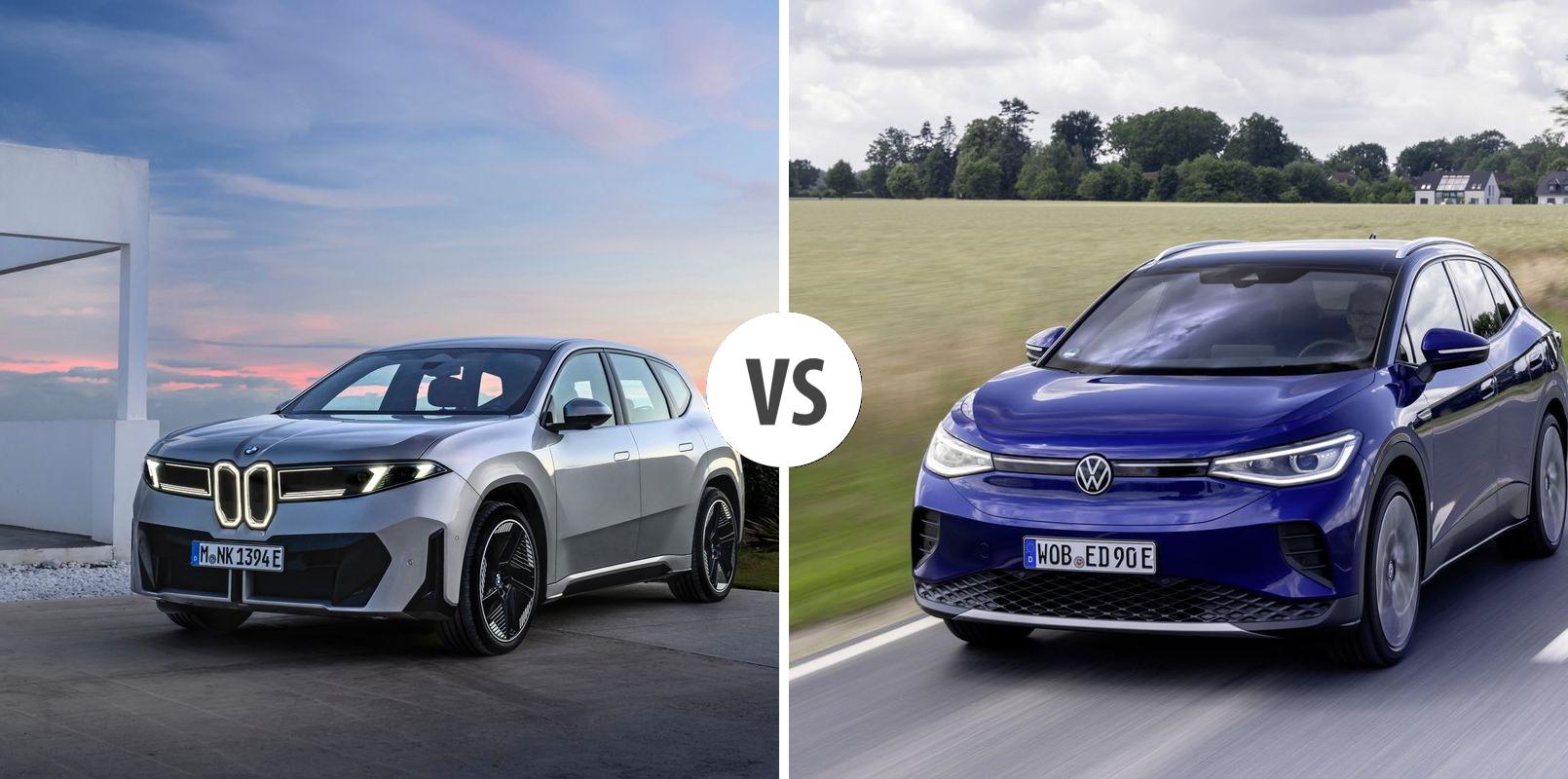 BMW iX3 vs VW ID.4 Vergleich - Unterschiede, Preise & technische Daten