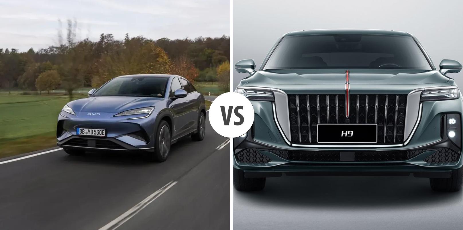 BYD Sealion 7 vs Hongqi H9 Vergleich - Unterschiede, Preise ...