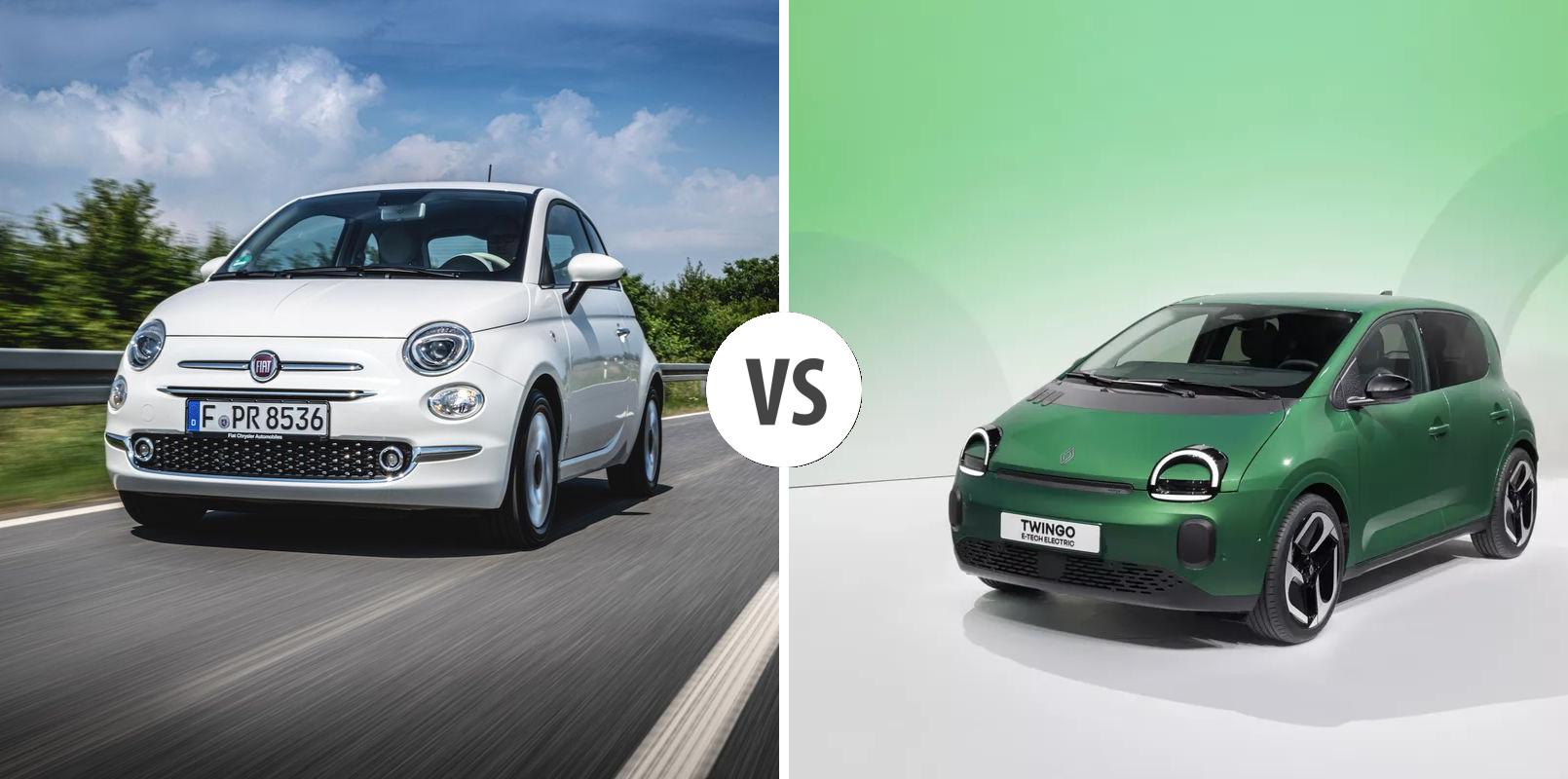 Fiat 500 vs Renault Twingo Vergleich - Unterschiede, Preise ...