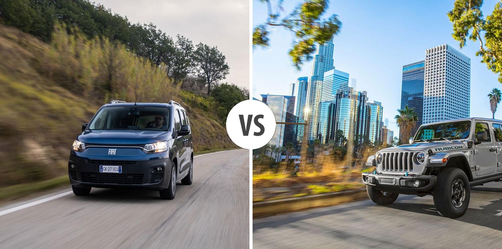 Fiat Doblò Van vs Jeep Wrangler Vergleich - Unterschiede, Preise ...
