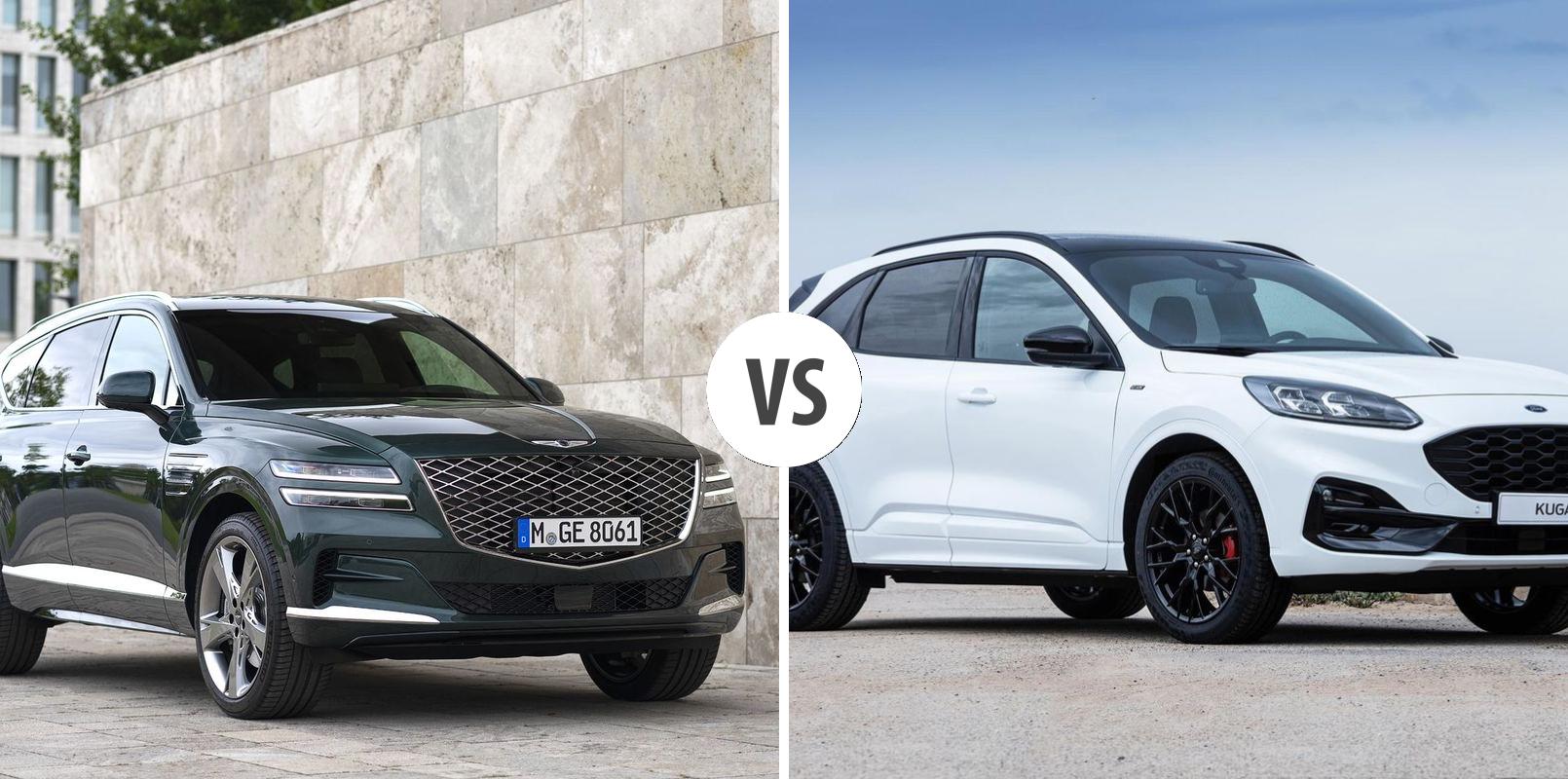 Genesis GV80 vs Ford Kuga Vergleich - Unterschiede, Preise & technische ...