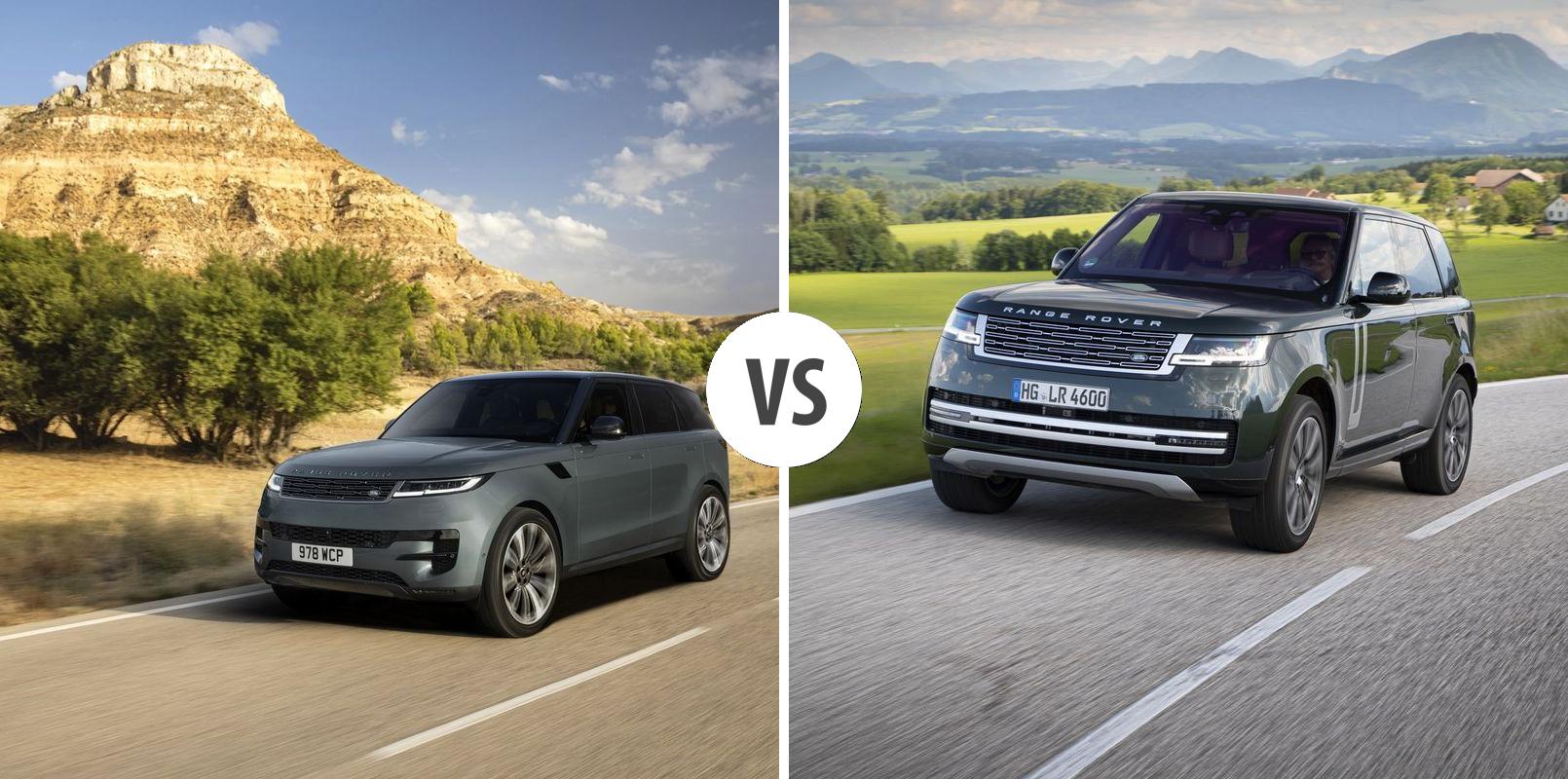 Land Rover Range Rover Sport vs Land Rover Range Rover Vergleich ...
