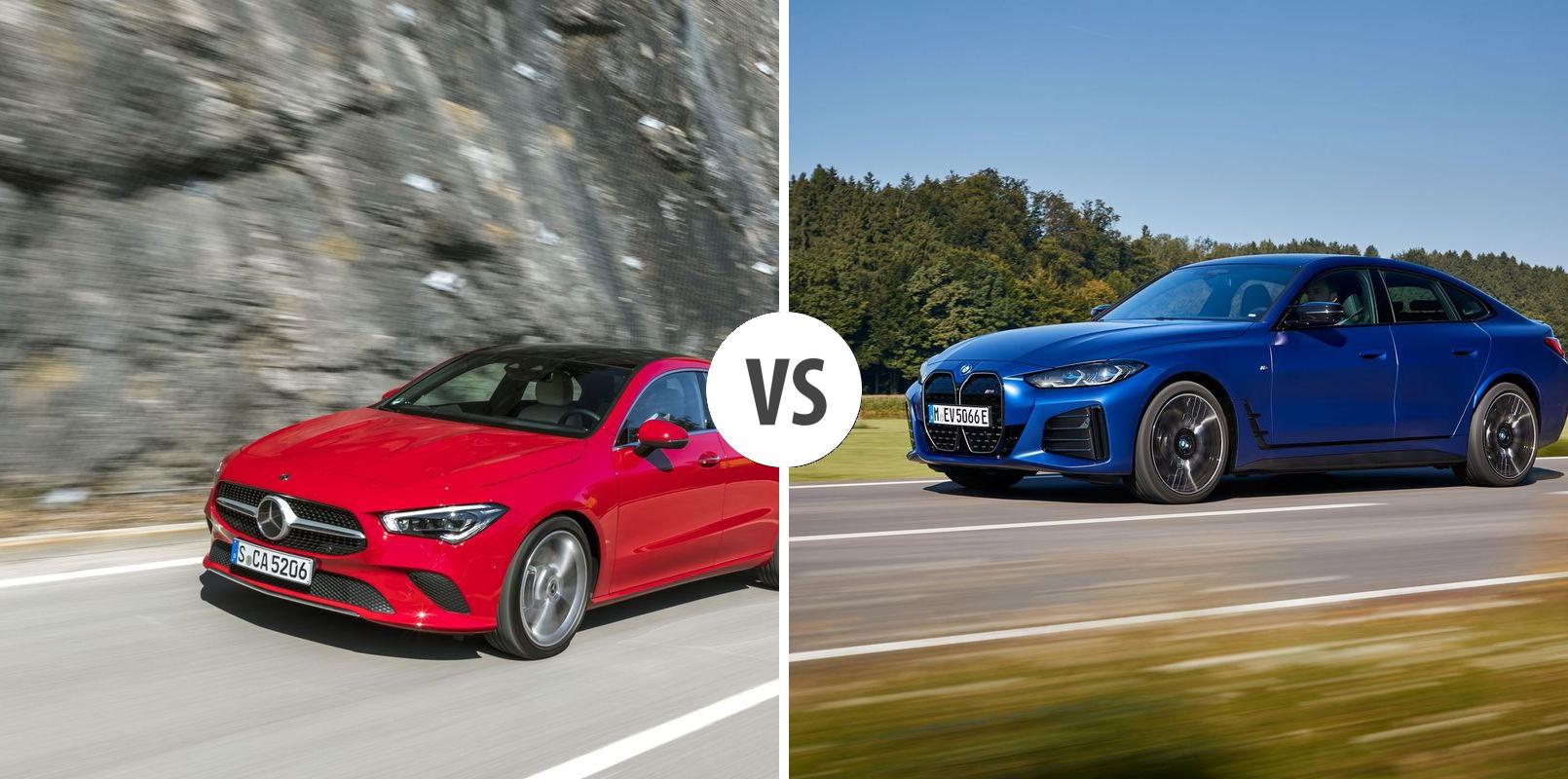 Mercedes CLA Coupé vs BMW i4 Vergleich - Unterschiede, Preise ...
