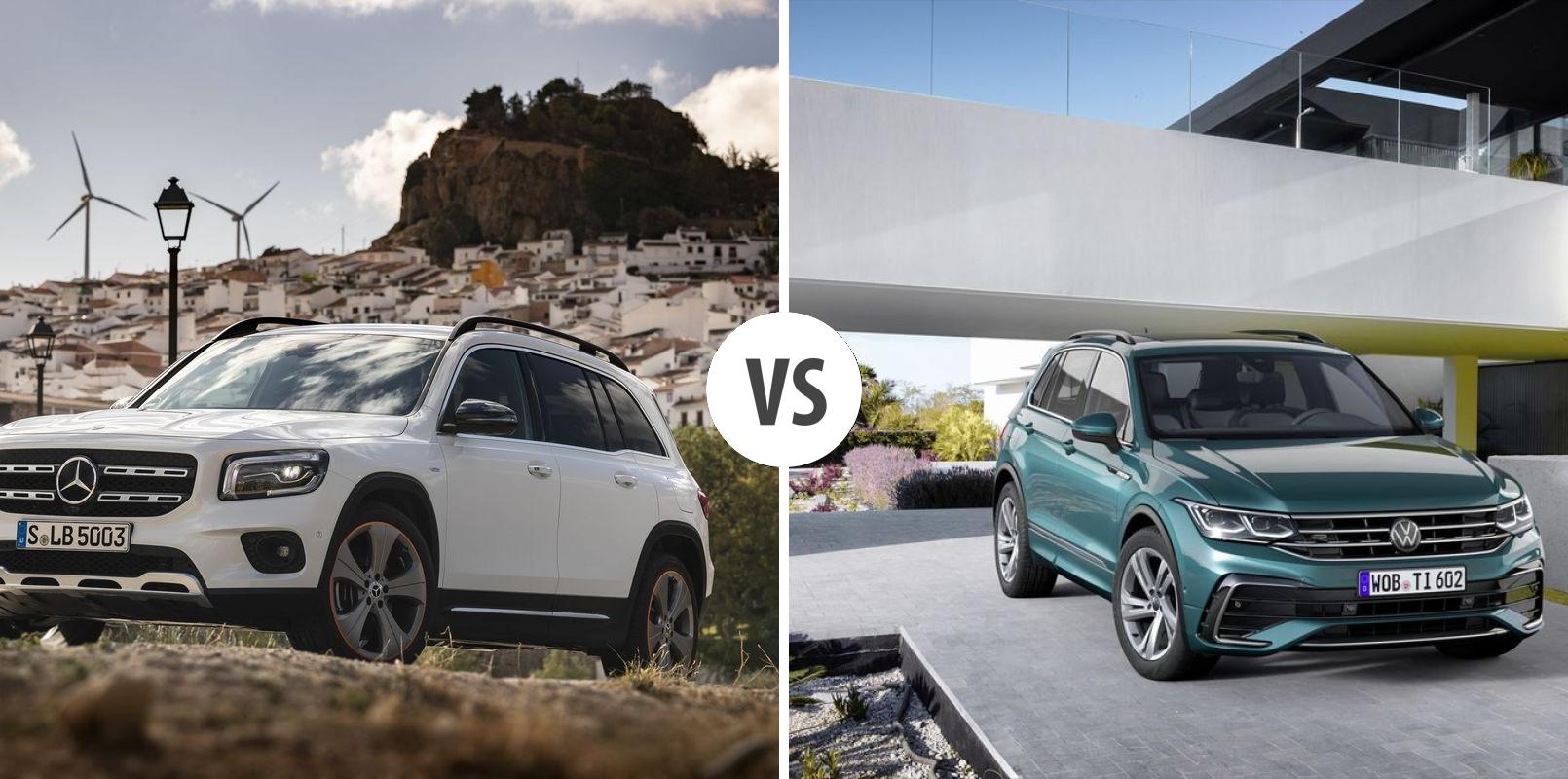 Mercedes GLB vs VW Tiguan Vergleich - Unterschiede, Preise & technische ...