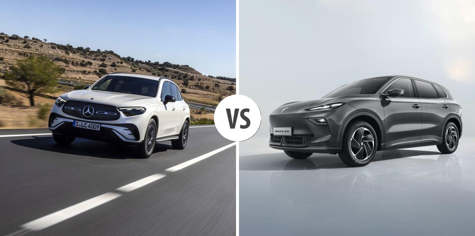 Mercedes GLC vs MG MGS5 EV Vergleich - Unterschiede, Preise ...