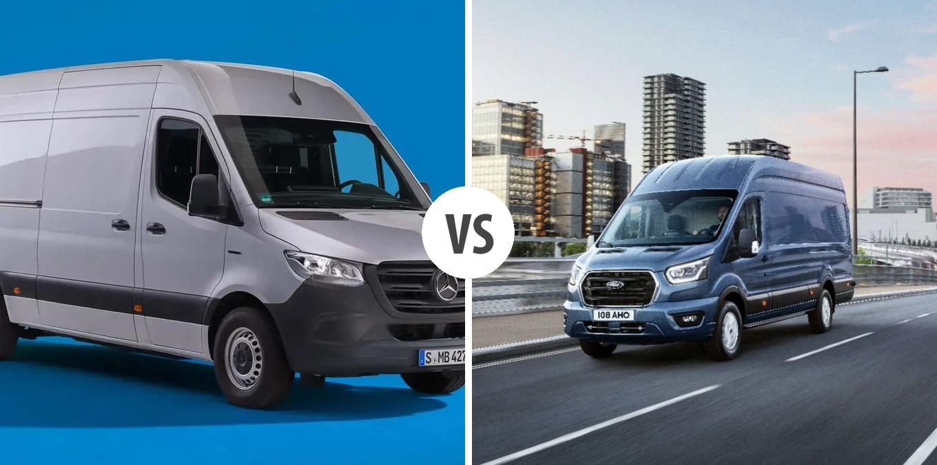 Mercedes Sprinter Bus vs Ford Transit Transporter Vergleich ...
