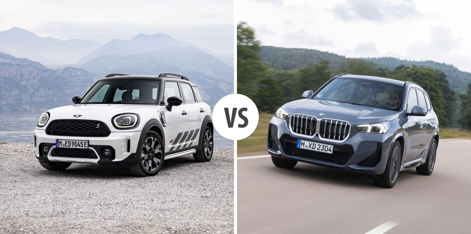MINI Countryman vs BMW X1 Vergleich - Unterschiede, Preise & technische ...