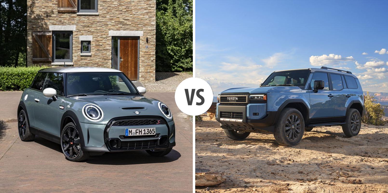 MINI MINI vs Toyota Land Cruiser Vergleich - Unterschiede, Preise ...