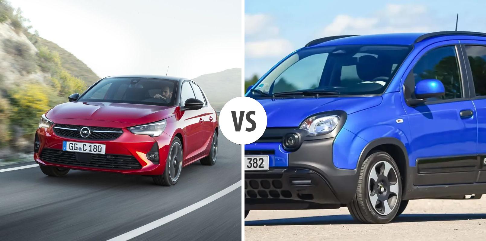 Opel Corsa vs Fiat Pandina Vergleich - Unterschiede, Preise ...