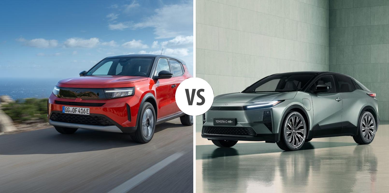 Opel Frontera vs Toyota C-HR+ Vergleich - Unterschiede, Preise ...