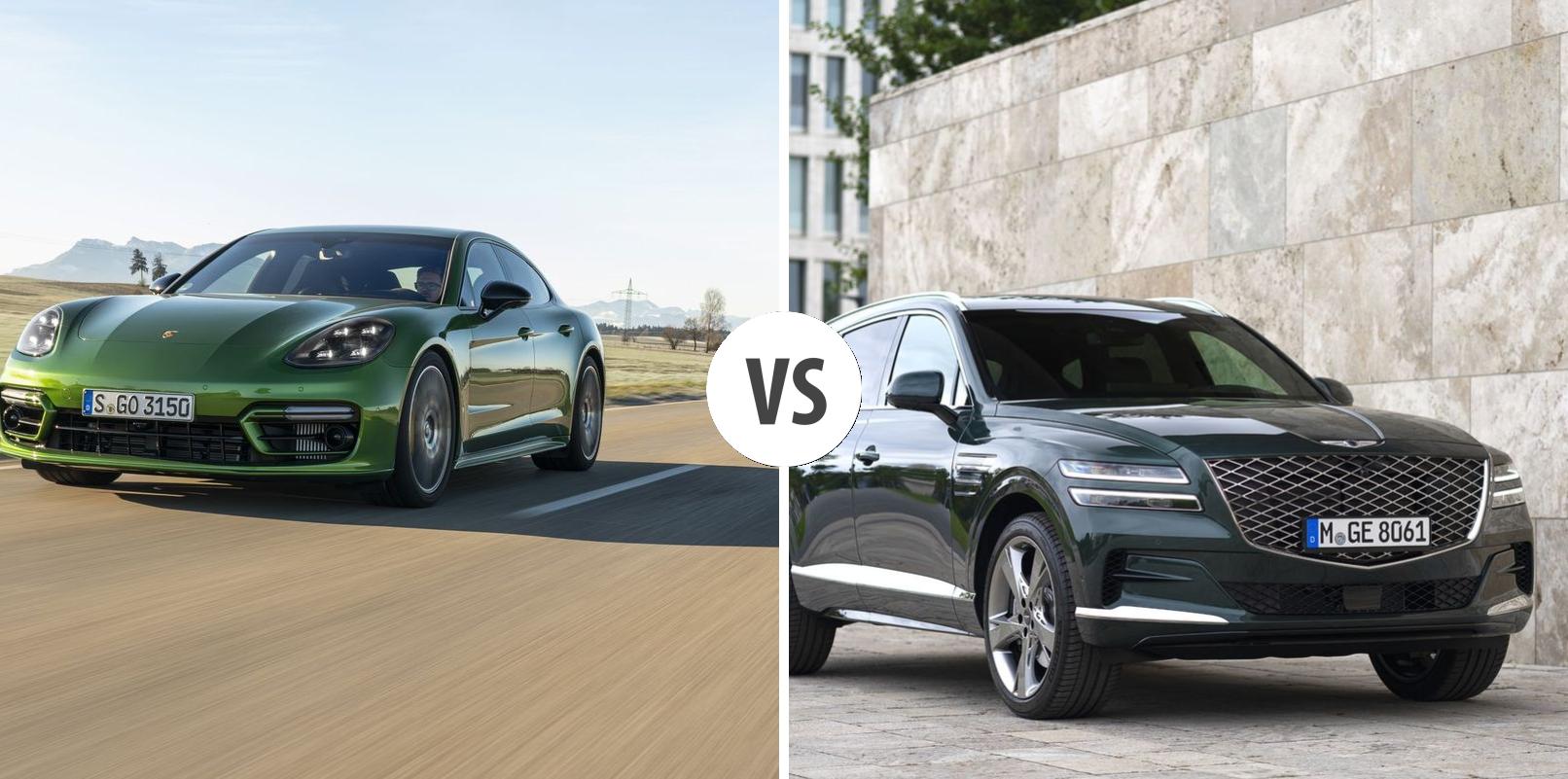 Porsche Panamera vs Genesis GV80 Vergleich - Unterschiede, Preise ...