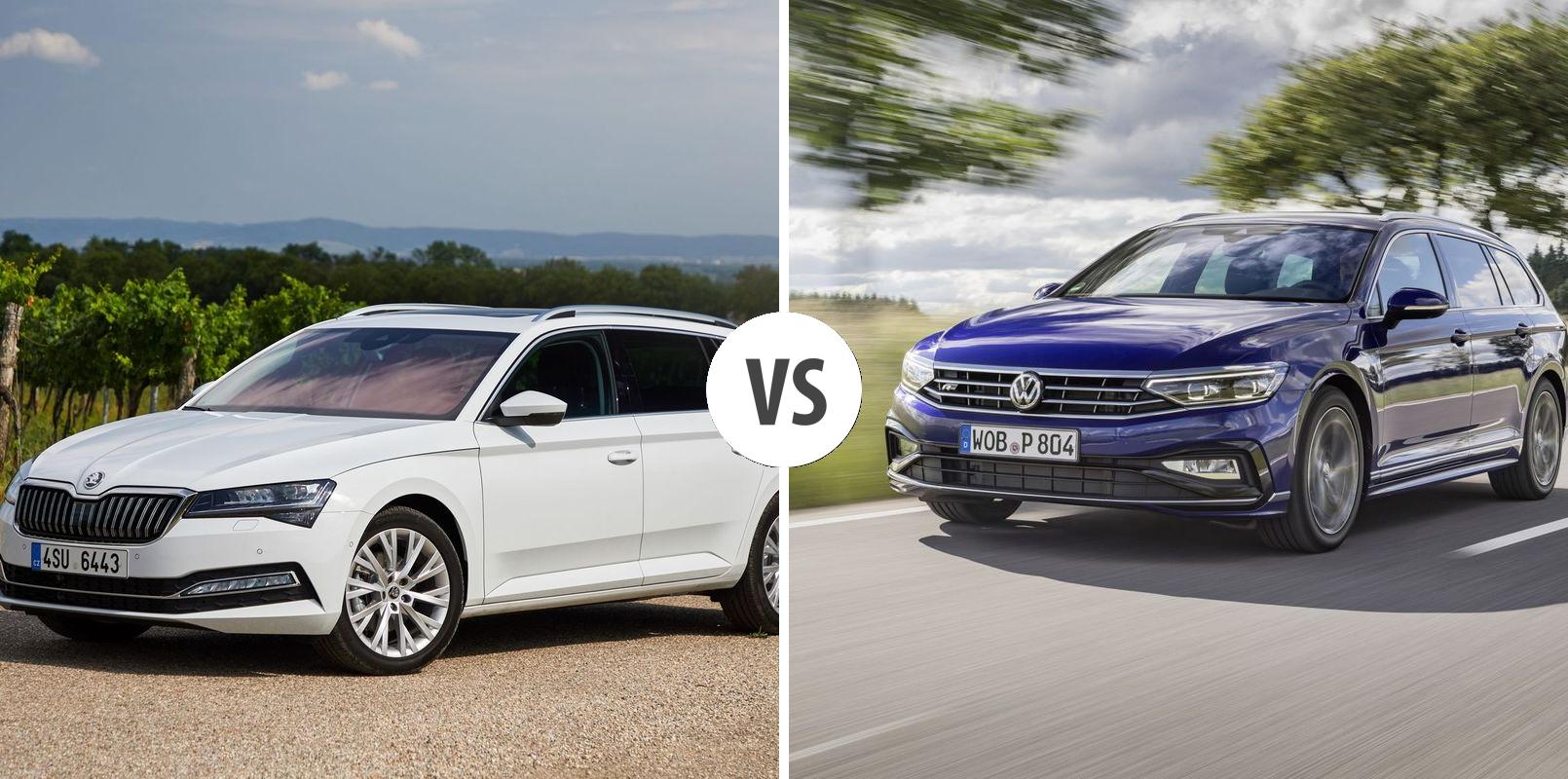 Skoda Superb Combi vs VW Passat – Technische Daten, Unterschiede ...