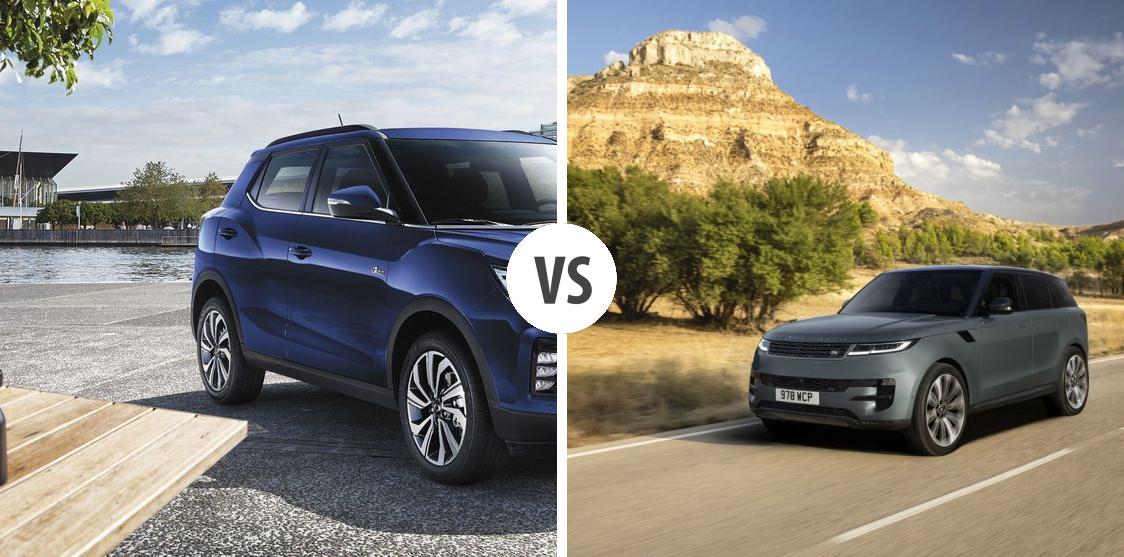 SsangYong Tivoli vs Land Rover Range Rover Sport - Unterschiede ...