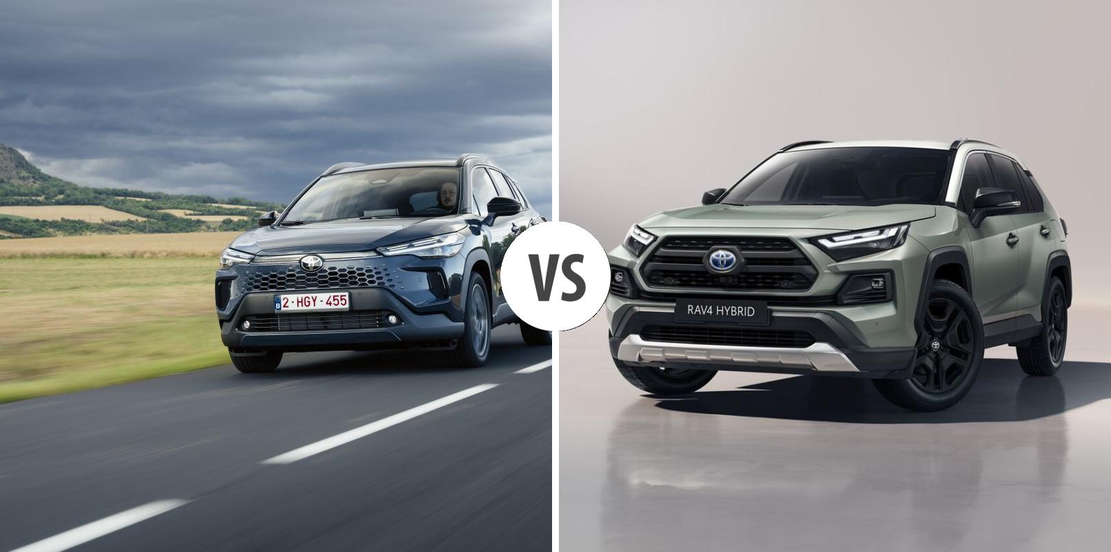 Toyota Corolla Cross vs Toyota RAV4 Vergleich - Unterschiede, Preise ...