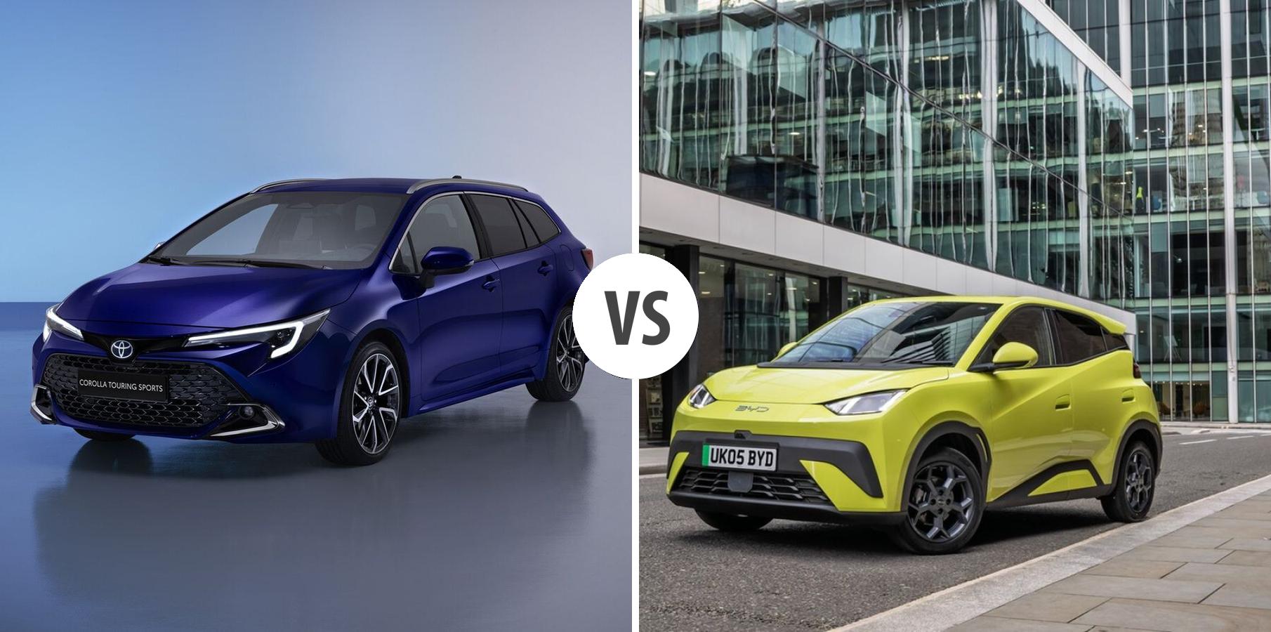 Toyota Corolla Touring Sports vs BYD Dolphin Surf Vergleich ...