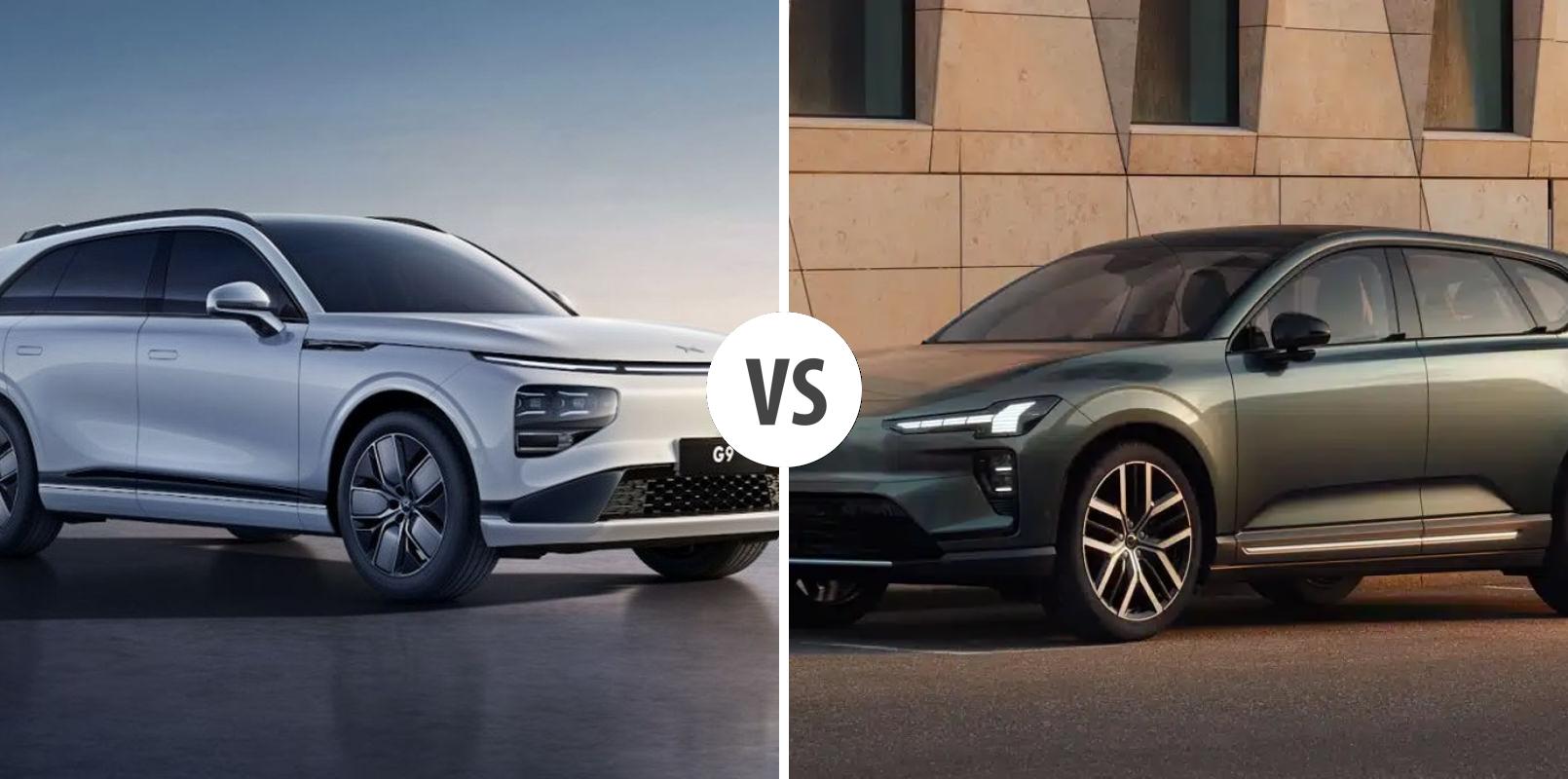 XPeng G9 vs Volvo EX60 Vergleich - Unterschiede, Preise & technische Daten